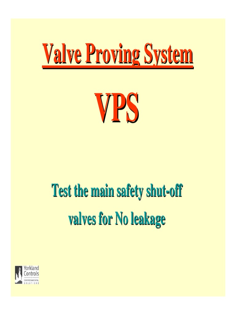 Valve Proving System | PDF | Valve | Plumbing