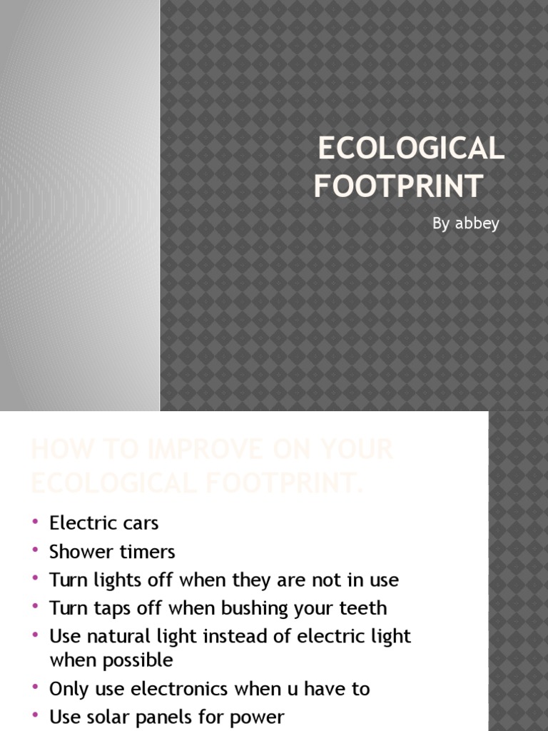 Ecological Footprint | PDF | Science & Mathematics