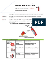 PASS Fire Extinguisher Use Guide | PDF
