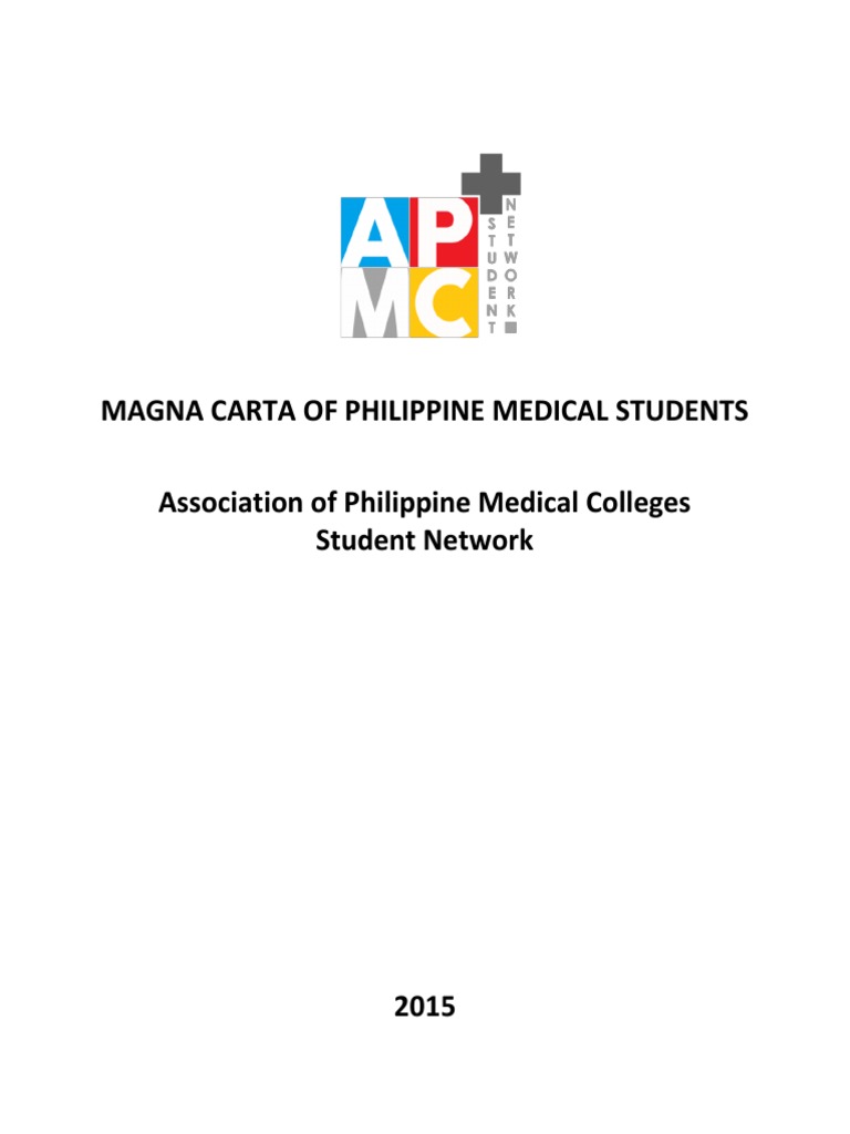 APMC Magna Carta of Philippine Medical Students 2015 | PDF | Business