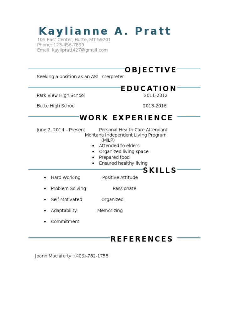 Basic Resume | PDF