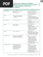 Escala CIWA-AR para Abstinencia Alcohólica | PDF | Despachador de ...
