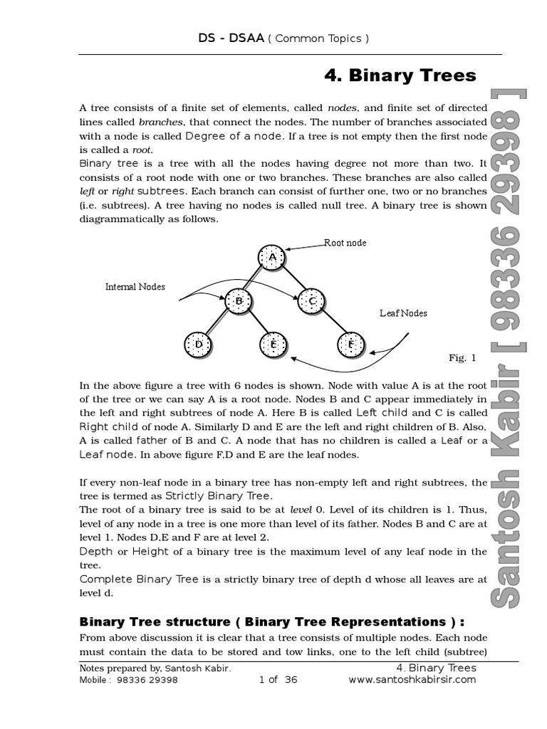 04 Binarytrees Pdf Information Retrieval Theoretical Computer Science 3730