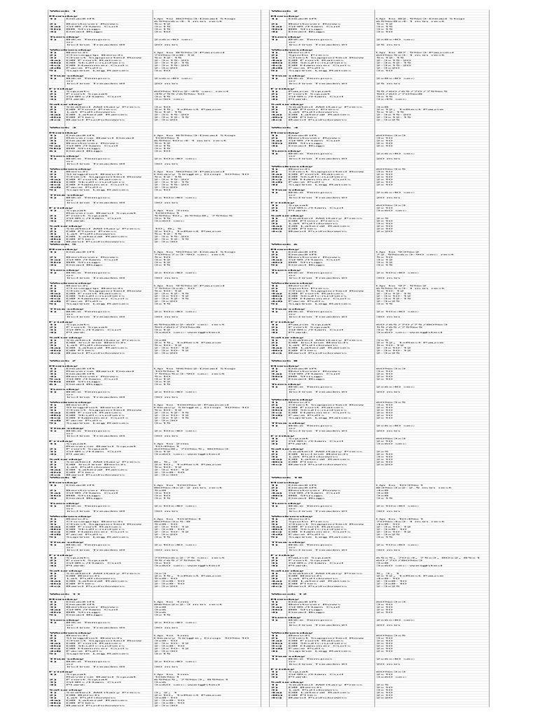 Juggernaut Powerlifting Program | PDF | Hobbies | Games Of Physical Skill