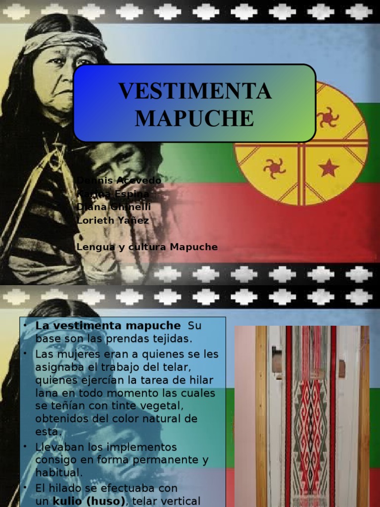 Vestimenta Mapuche Pdf Ropa