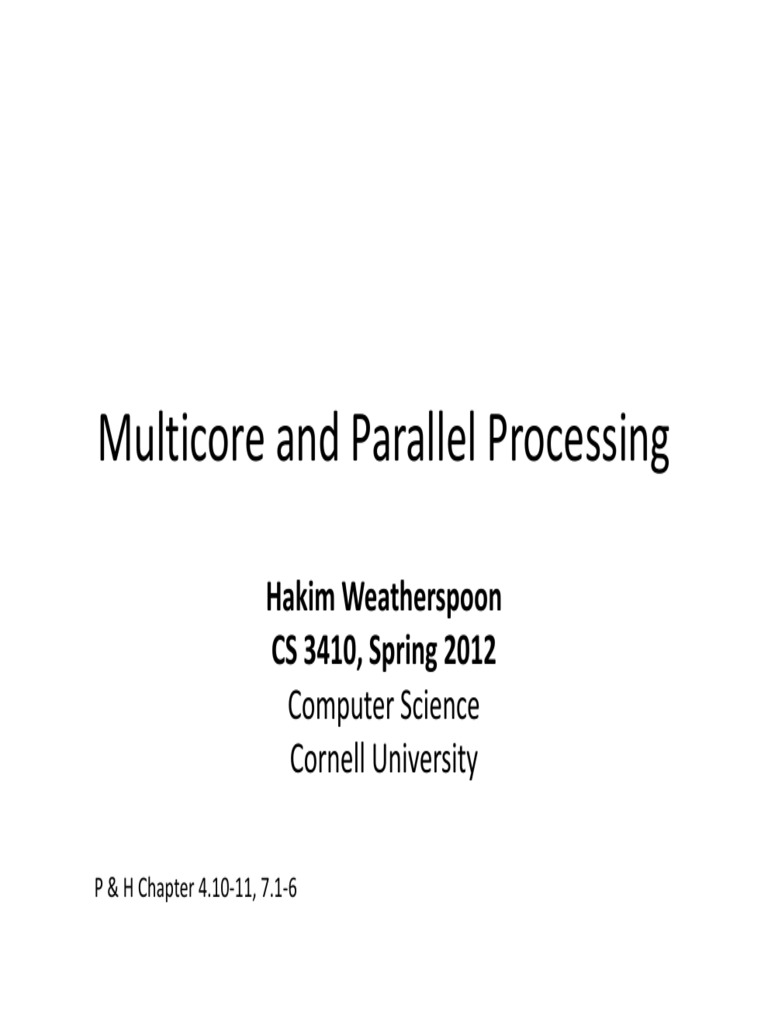 Amdahls Law | Download Free PDF | Multi Core Processor | Parallel Computing