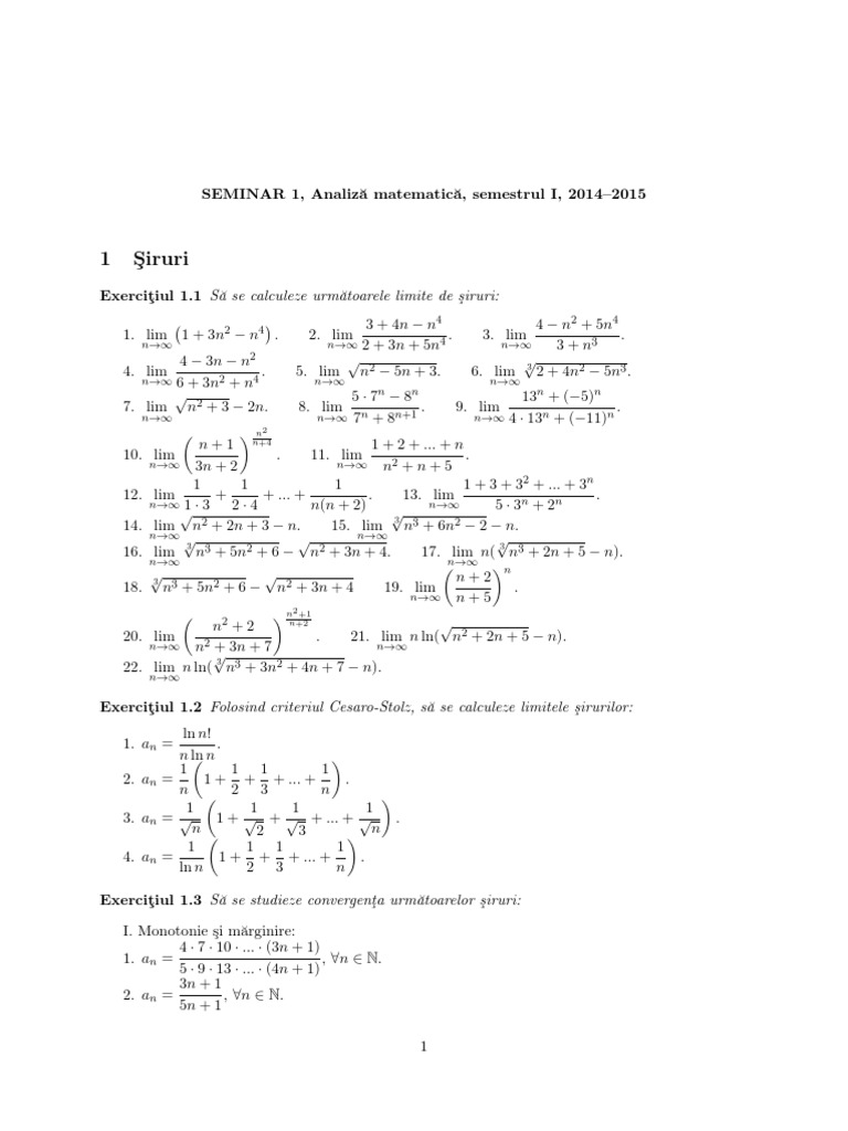 Limits of Sequences Analysis | PDF
