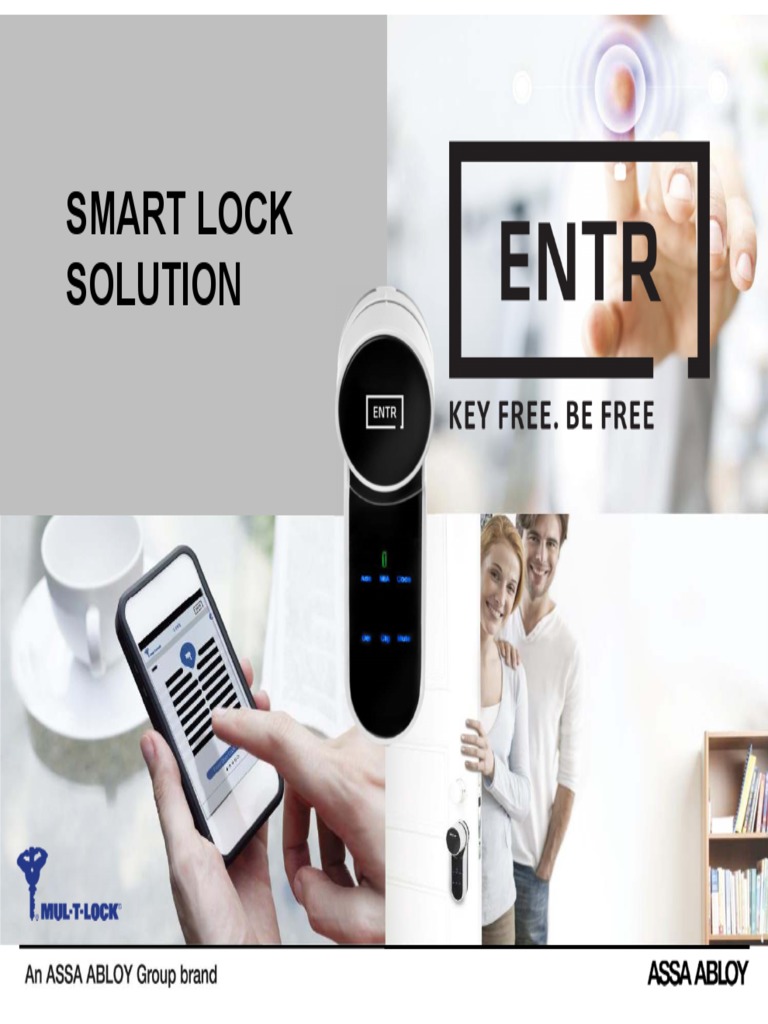 ENTR Smart Lock Solution | PDF | Lock (Security Device) | Battery ...