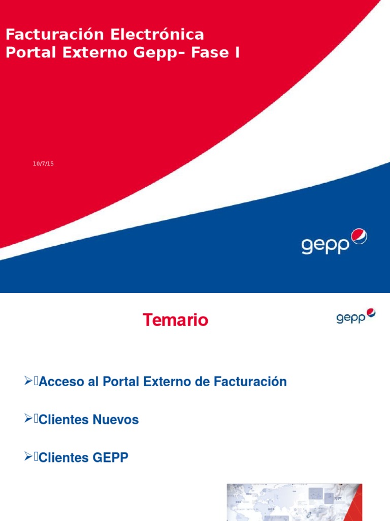 Portal Externo de Facturación Gepp | PDF | Correo electrónico | Informática