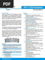 STM-1, STM-4, STM-16, STM-64 SDH Multiplexers | PDF | Computer ...