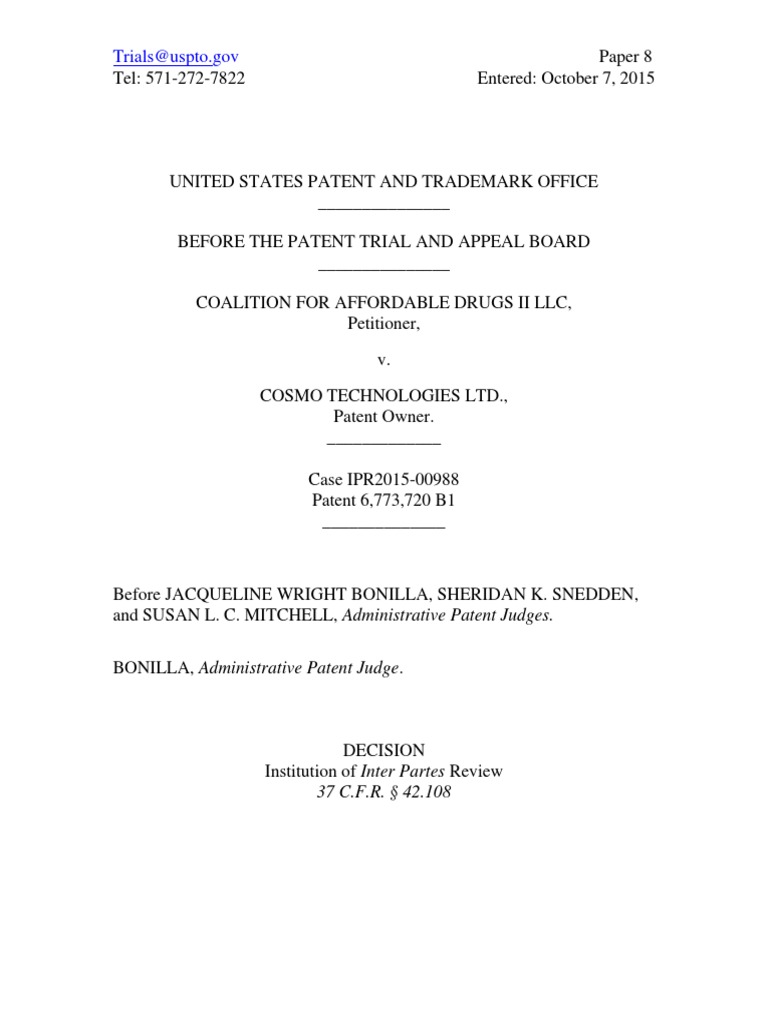 Shire - Lialda IPR Institution | PDF