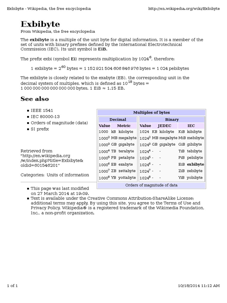Bytes Scale | PDF
