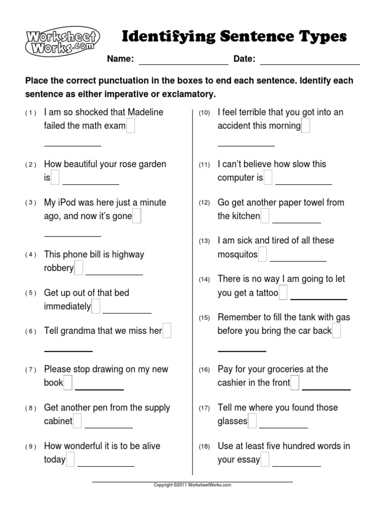 Identifying Sentence Types 3 | PDF