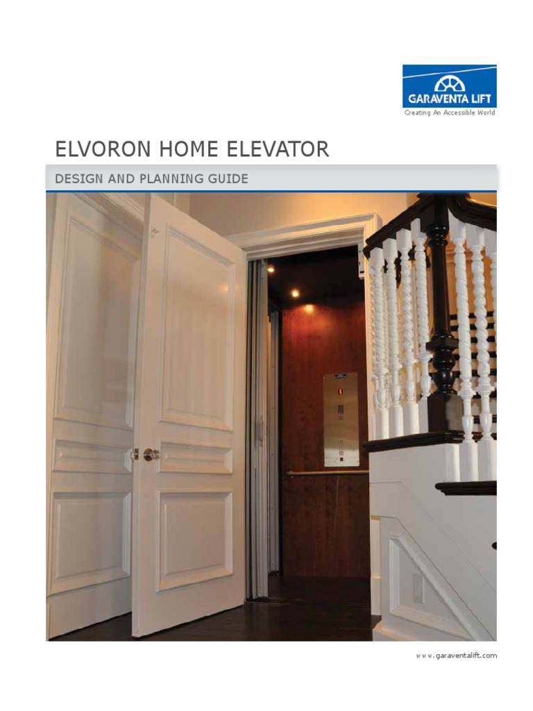 Home Elevator Design and Planning Guide Rev J PDF | PDF | Elevator ...