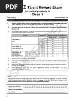 Entrance Exam Class - 9 | PDF | Solution | Test (Assessment)