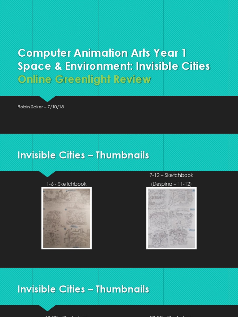 Invisible Cities - Online Greenlight Review | PDF | Art | Poetry