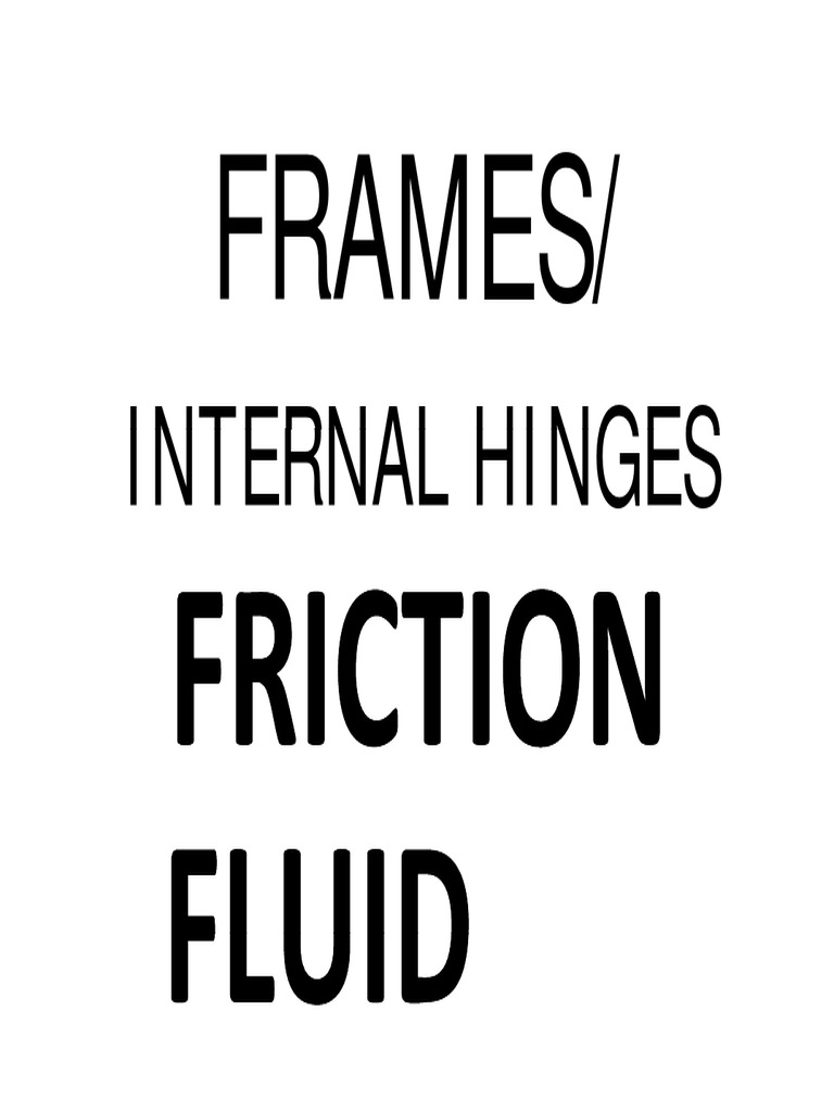 Week 6 - Frames+Friction+Fluid | PDF | Pressure | Friction
