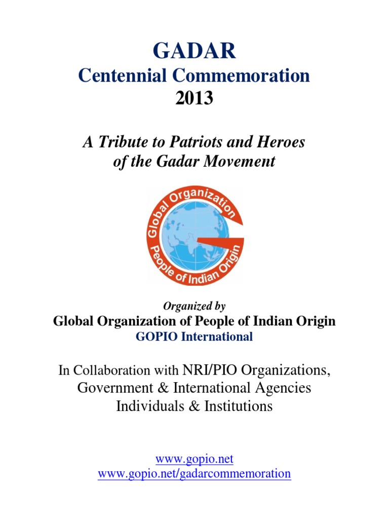 Gadar Movement | PDF