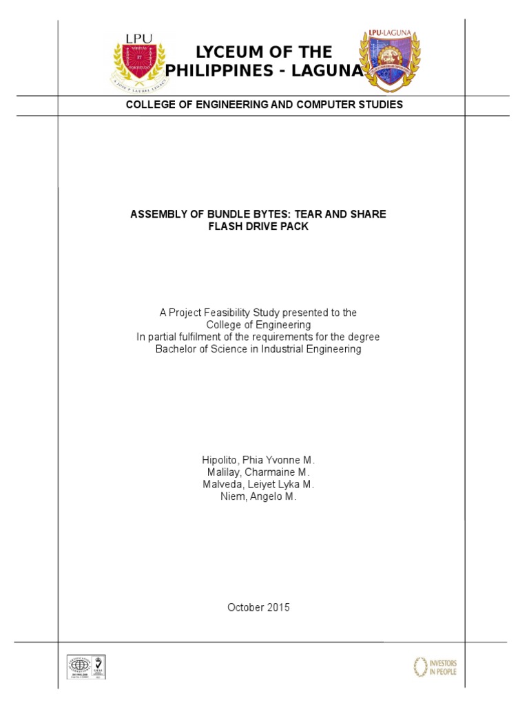 Sample Thesis | PDF | Usb Flash Drive | Sales