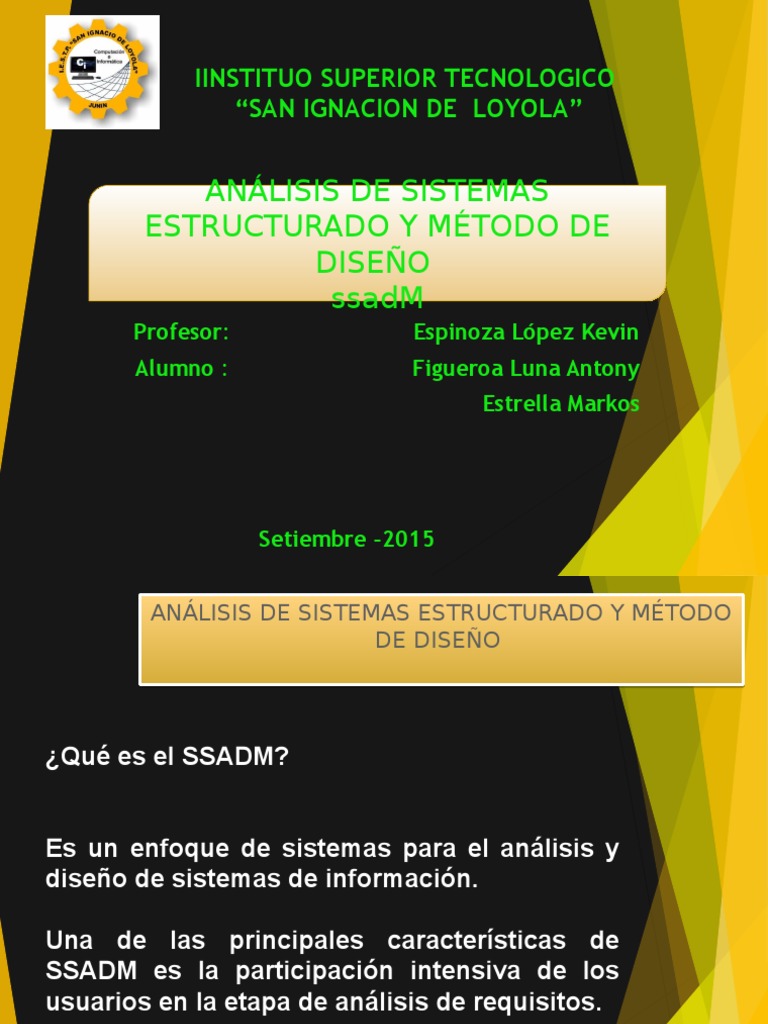 Ssadm Expo | PDF | Software | Diseño