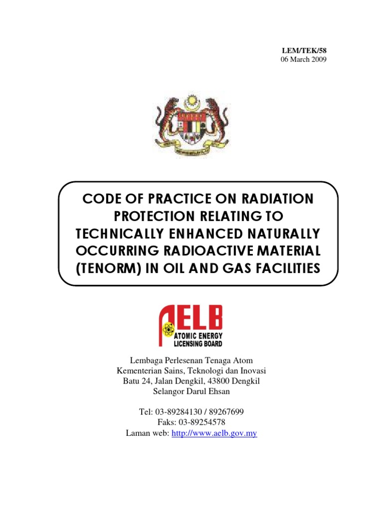 Lem Tek 58 | PDF | Radioactive Contamination | Environmental Monitoring