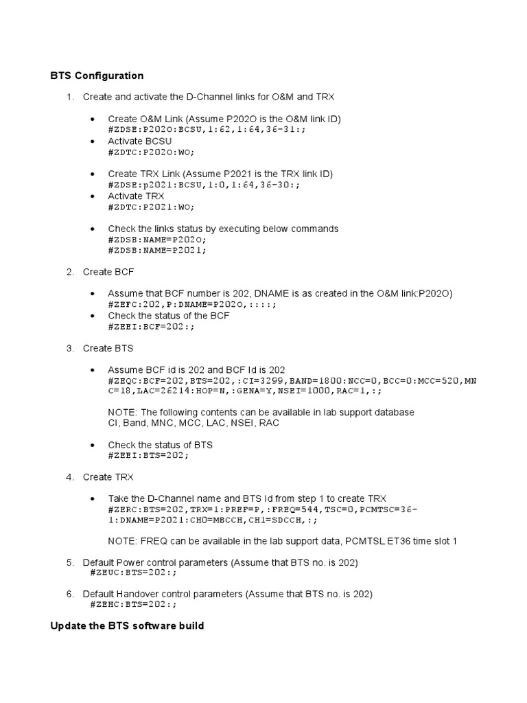 MML Commands | PDF | Telecommunications Standards | Networks