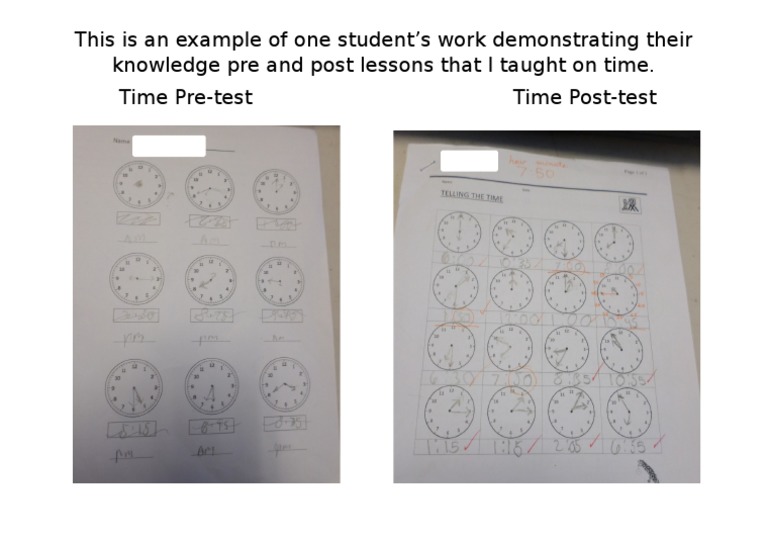 Student Time Knowledge Assessment | PDF