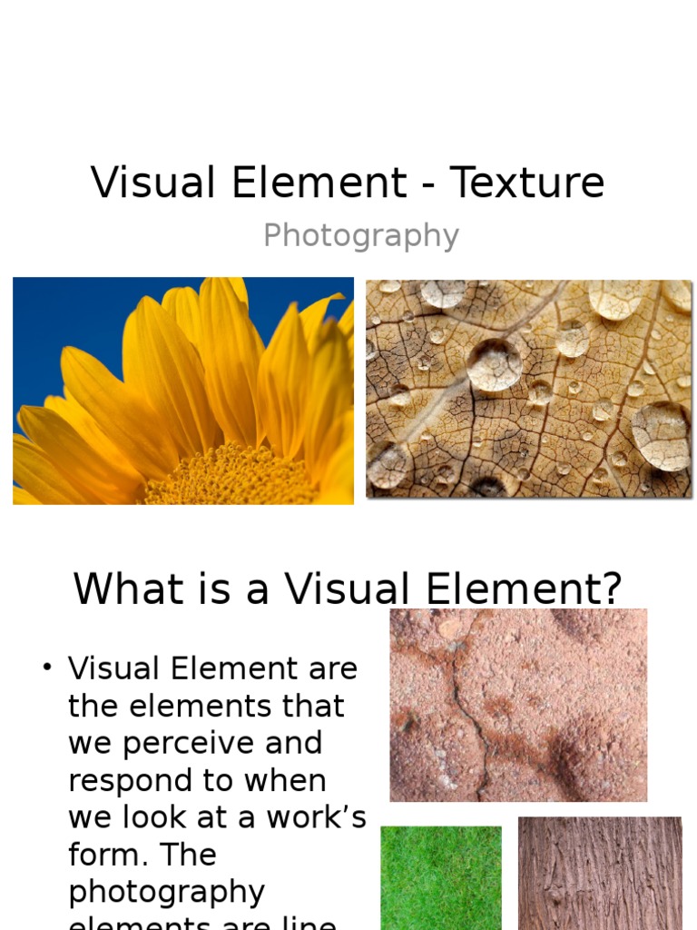 Visual Element - Texture | PDF