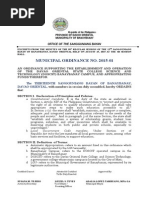 Educational Assistance Ordinance | PDF | Board Of Directors | College