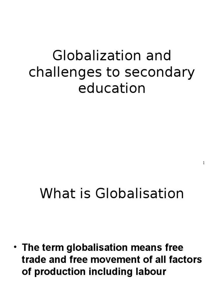 Globalization And Challenges For Education In Least Developed Countries – VNUMS