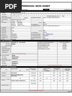 Pds Form Template | PDF | Government | Social Institutions