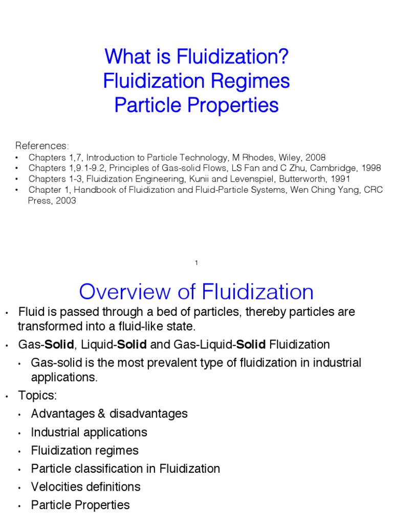Introduction To Fluidisation - NTU | PDF | Scanning Electron Microscope ...