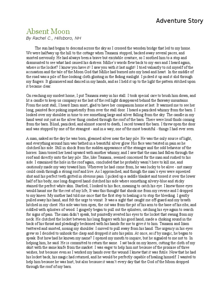 Absent Moon: Adventure Story | PDF