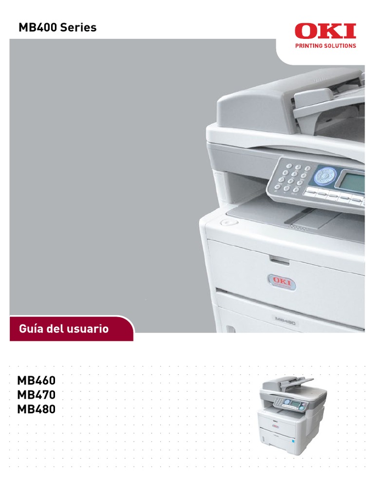 Oki MB470 | PDF | Impresora (Computación) | Point and Click