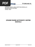 Uputstvo Za Bezbedan Rad | PDF