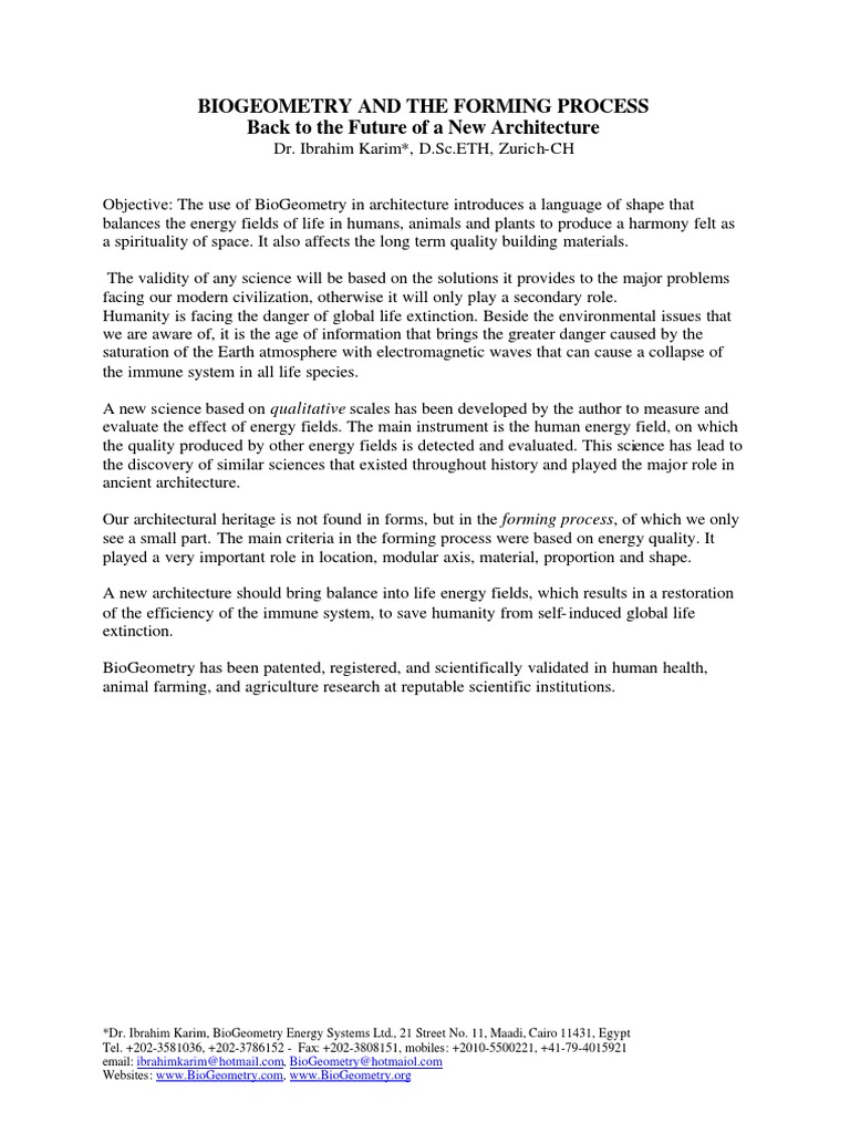 biogeometry | Science | Life