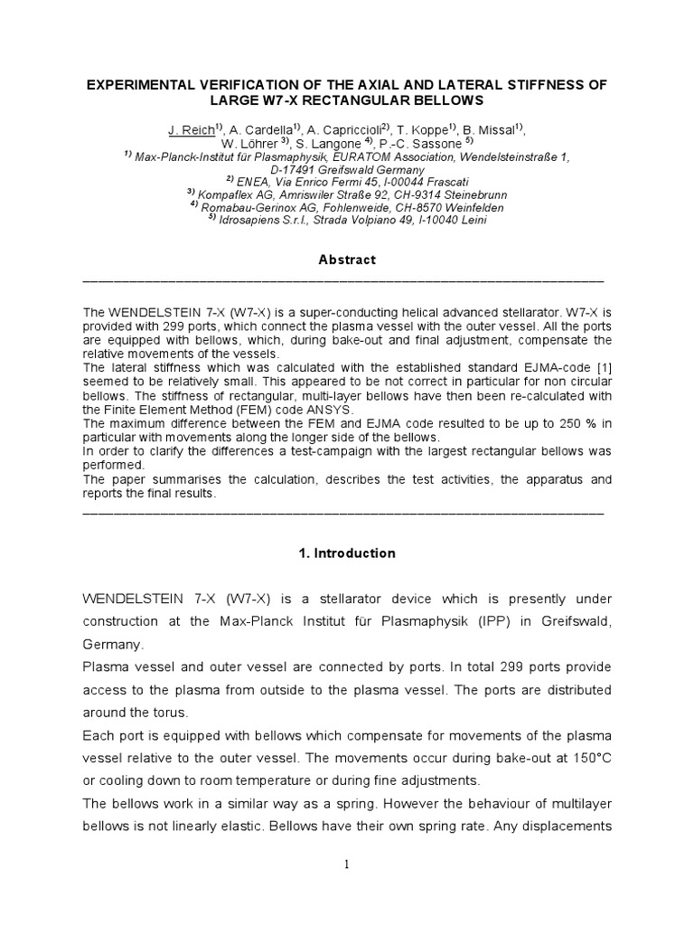 Reich Experimental | PDF | Finite Element Method | Applied And Interdisciplinary Physics