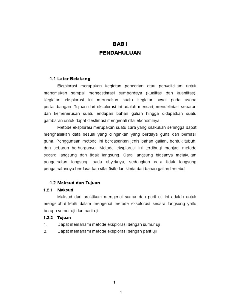 Sumur, Parit Uji | PDF