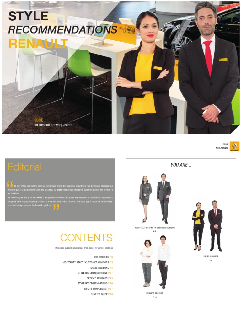 Dress Code Front Office | PDF | Clothing | Fashion