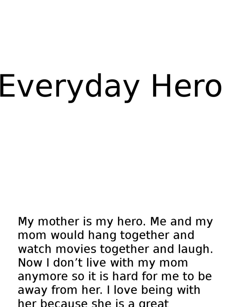 My Hero | PDF