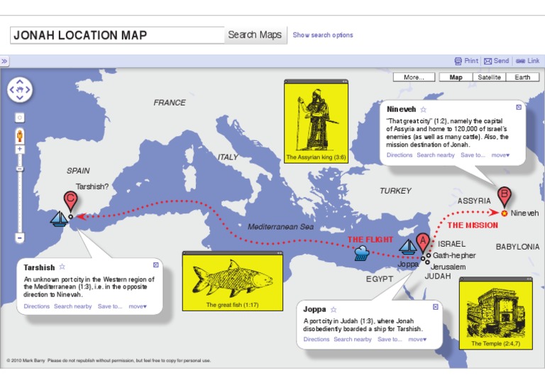 Jonah Map | PDF