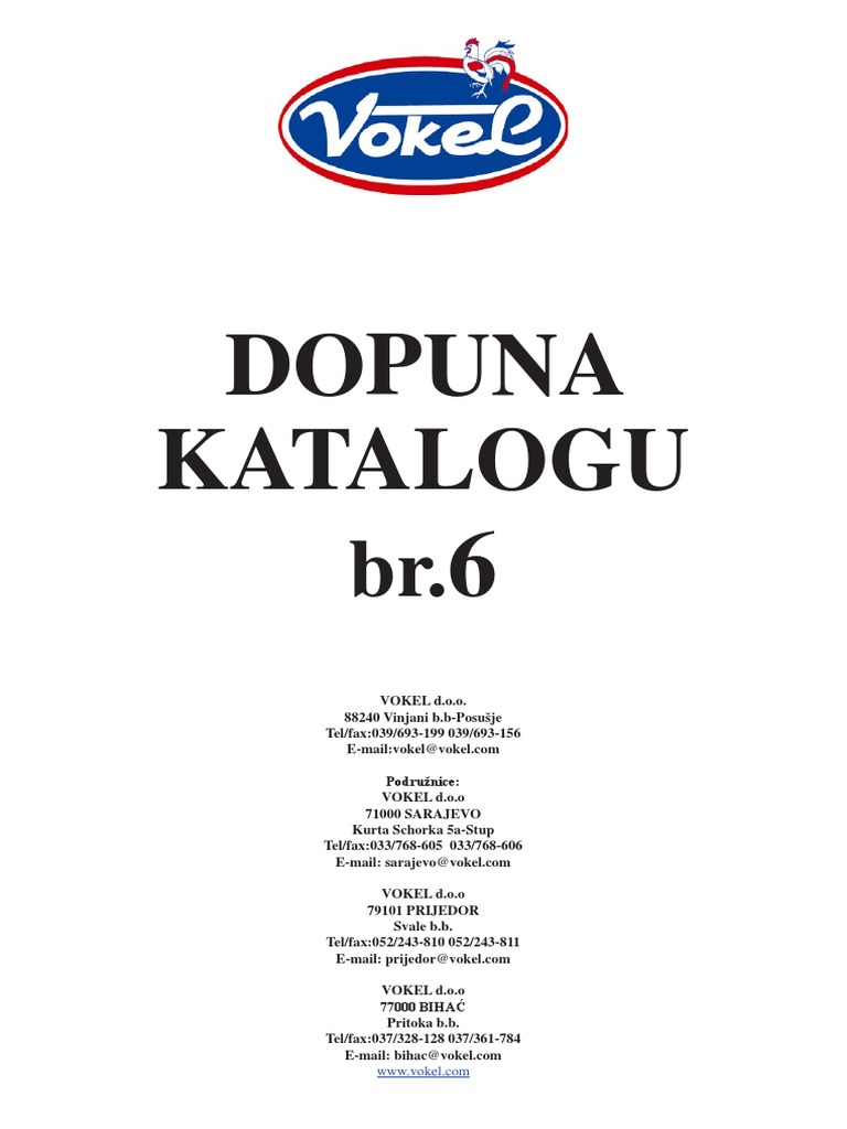 Vokel Dopuna BR 6 | PDF