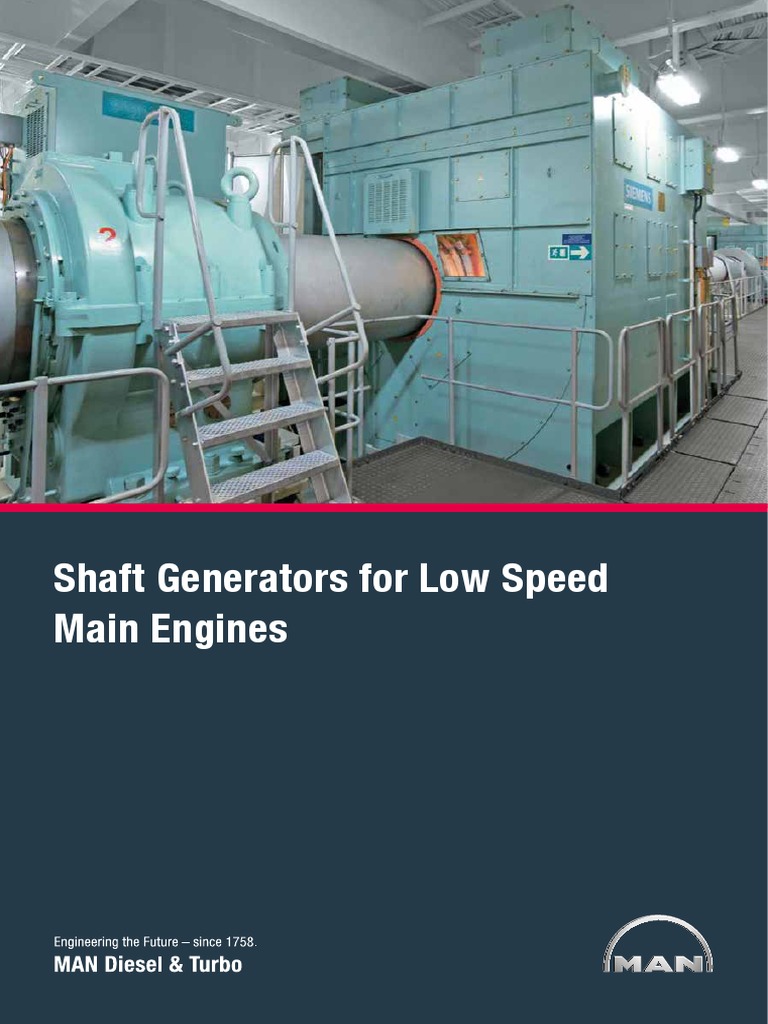 Shaft Generators For MC and Me Engines | PDF | Transmission (Mechanics ...