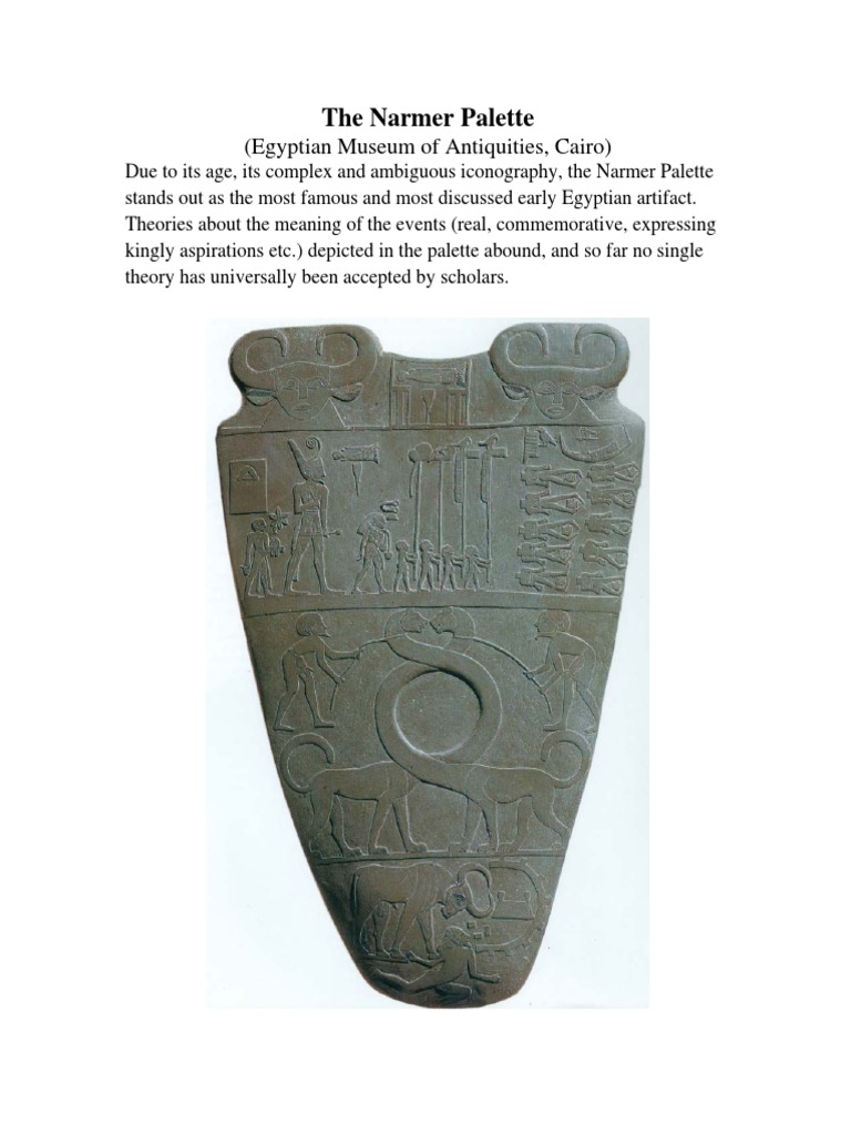 Narmer Palette | PDF | Horus | Ancient Egypt