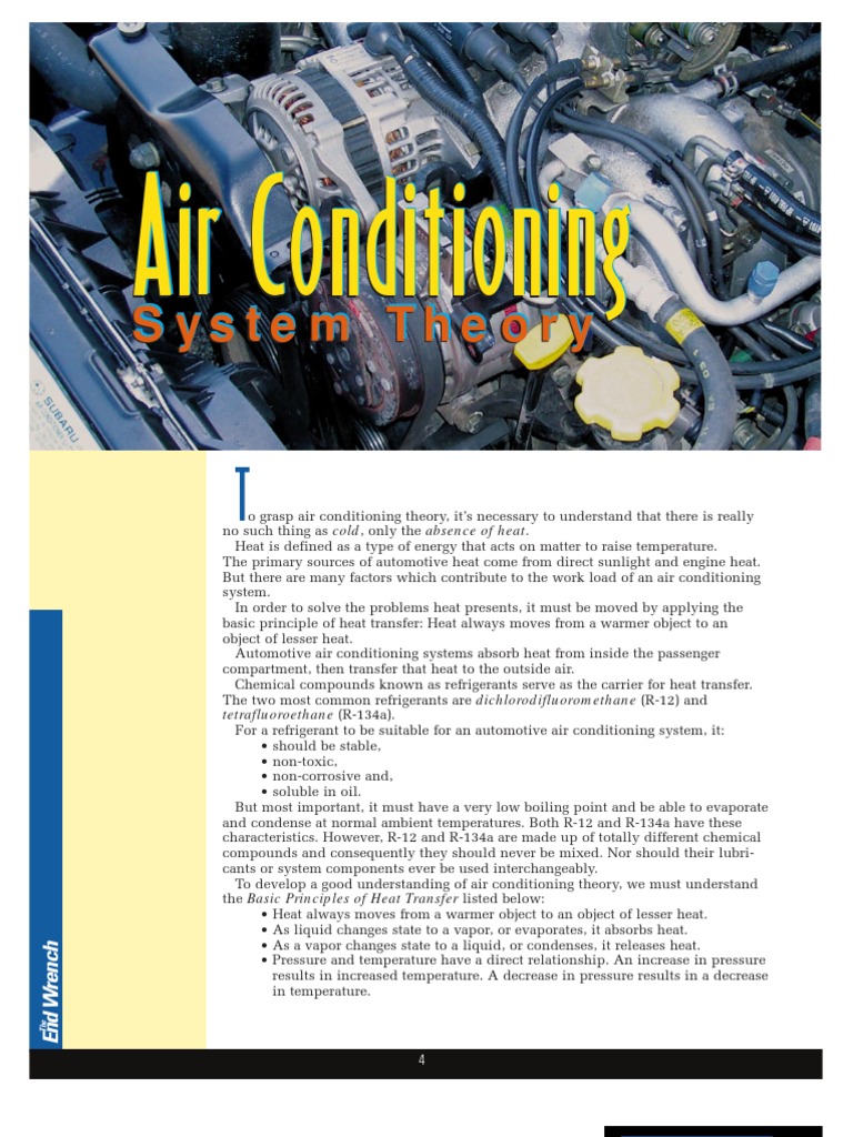 Air Conditioning System Theory | PDF | Air Conditioning | Thermodynamics