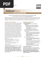 Method Statement Stone Cladding To The Walls | PDF | Wall | Stainless Steel