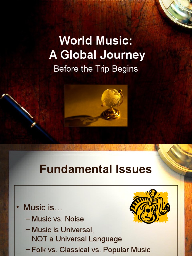 World Music: A Global Journey: Before The Trip Begins | PDF
