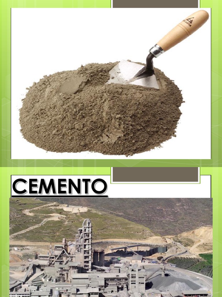 Materiales 7 Cemento | PDF | Cemento | Compuestos químicos