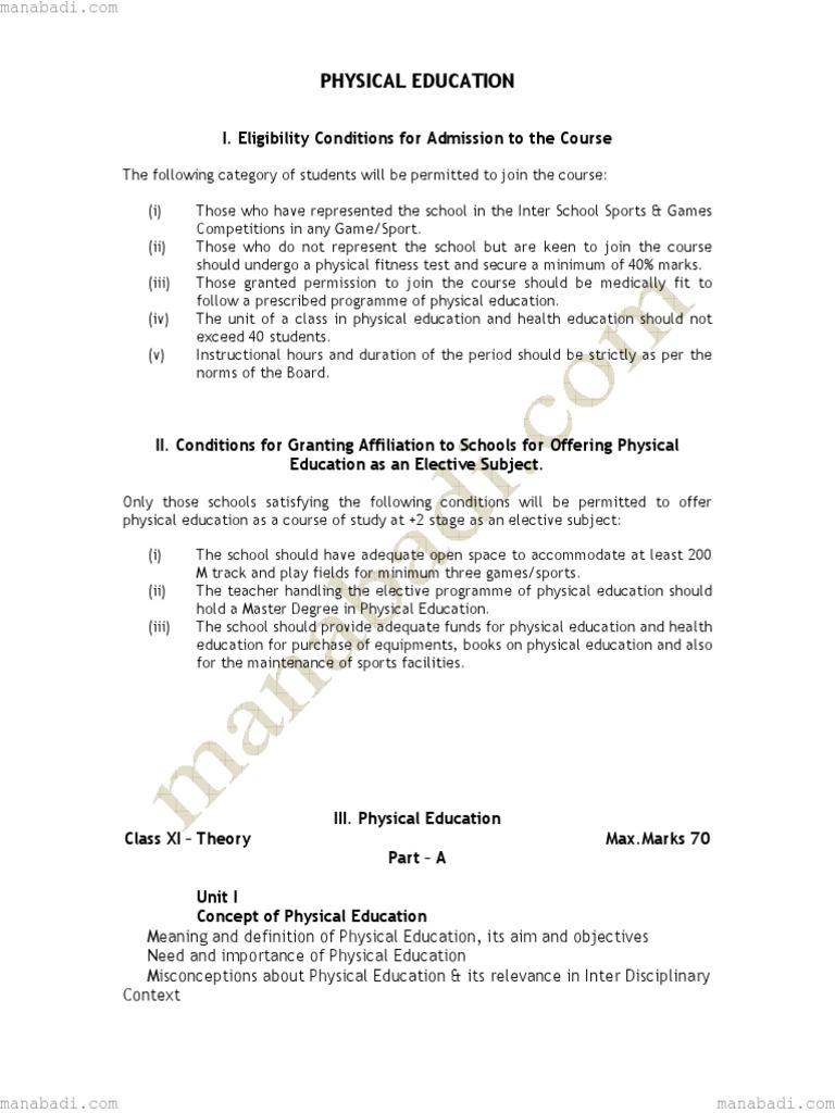 TS PECET Eligibility and Guidelines | PDF | Physical Education | Test (Assessment)