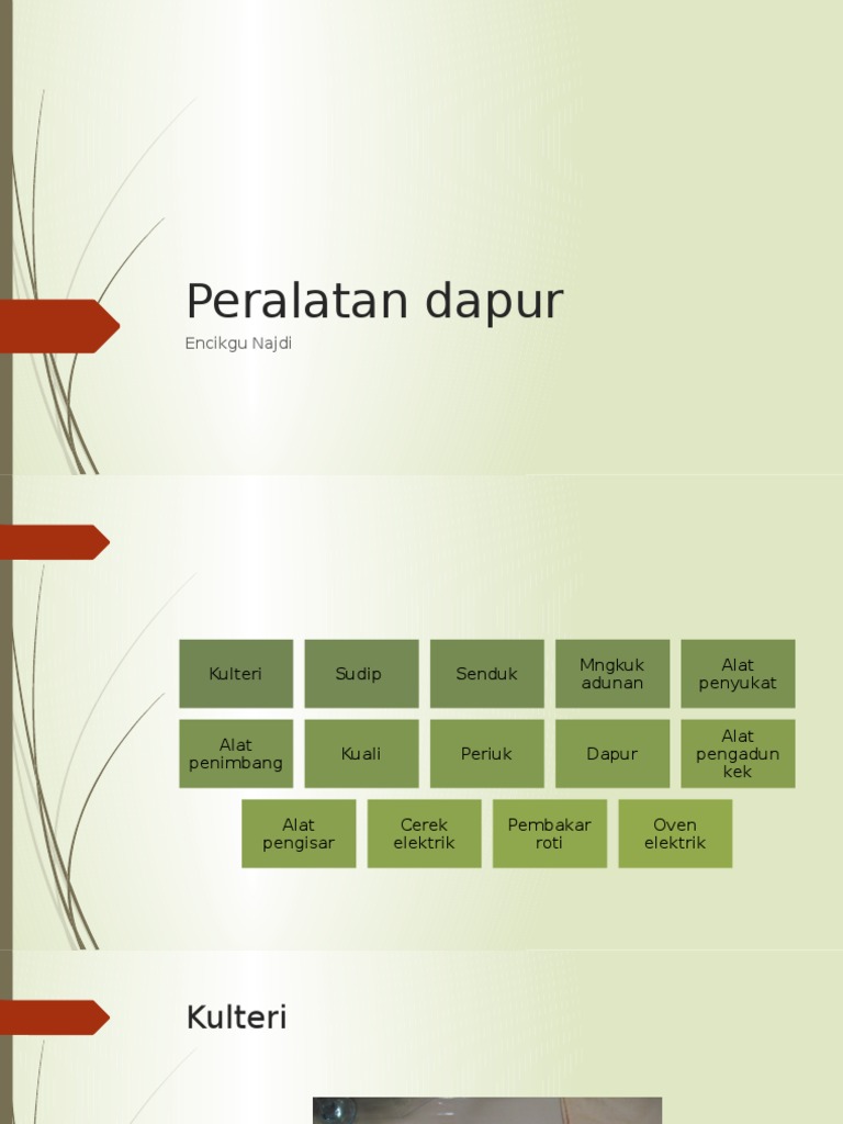 Peralatan Dapur | PDF